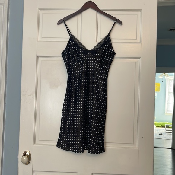 Ambrielle | Intimates & Sleepwear | Ambrielle Satin And Lace Polka Dot ...